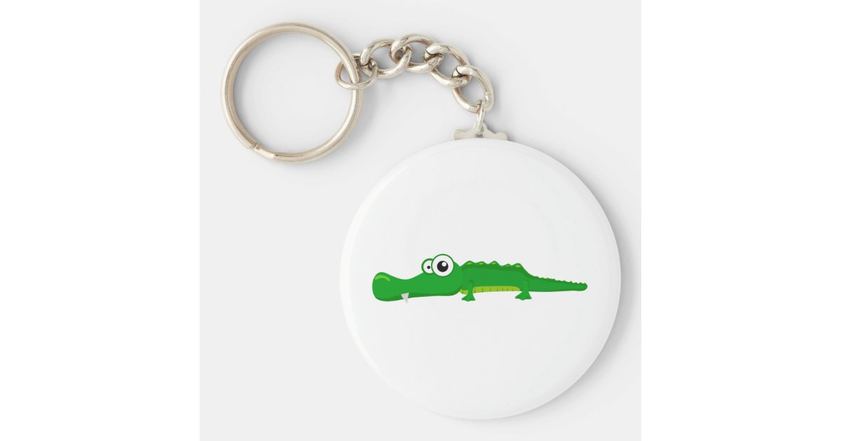 Cute alligator keychain | Zazzle.com