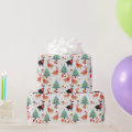 Cute Alpaca Christmas Pattern Wrapping Paper | Zazzle