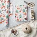 Cute Alpaca Christmas Pattern Wrapping Paper | Zazzle
