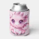 Cute and Adorable Fantasy Pink Baby Chibi Can Cooler | Zazzle
