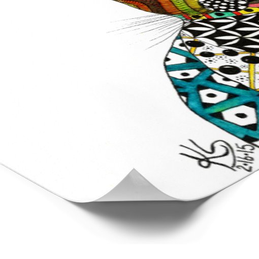 Cute and Colorful Dog and Cat Adopt Me Poster | Zazzle