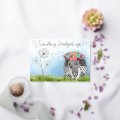 Cute and Colorful Hedgehog Greeting Card | Zazzle