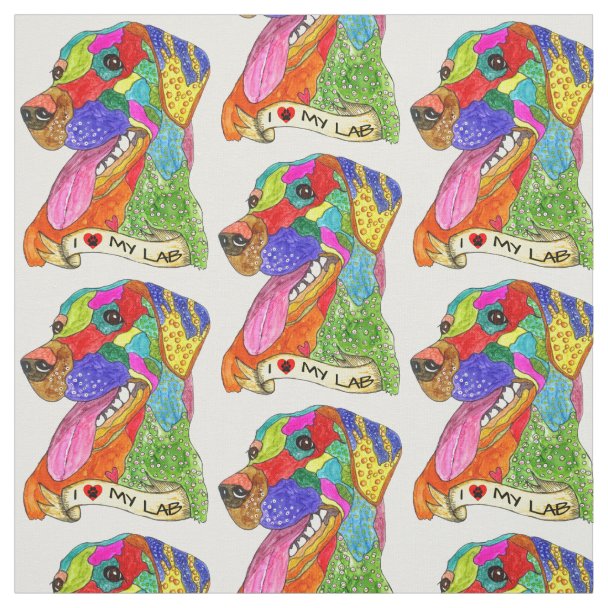 Labrador Retriever Fabric | Zazzle