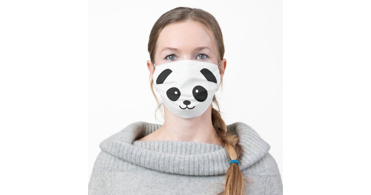 Cute and Cuddly Panda | Face Mask | Zazzle