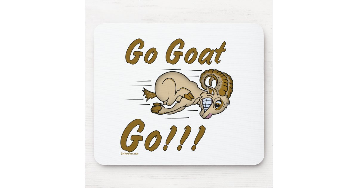Cute and Funny Goat Mousepad | Zazzle