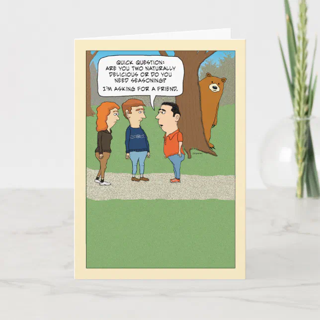 Cute and Funny Hiding Bear Birthday Card | Zazzle