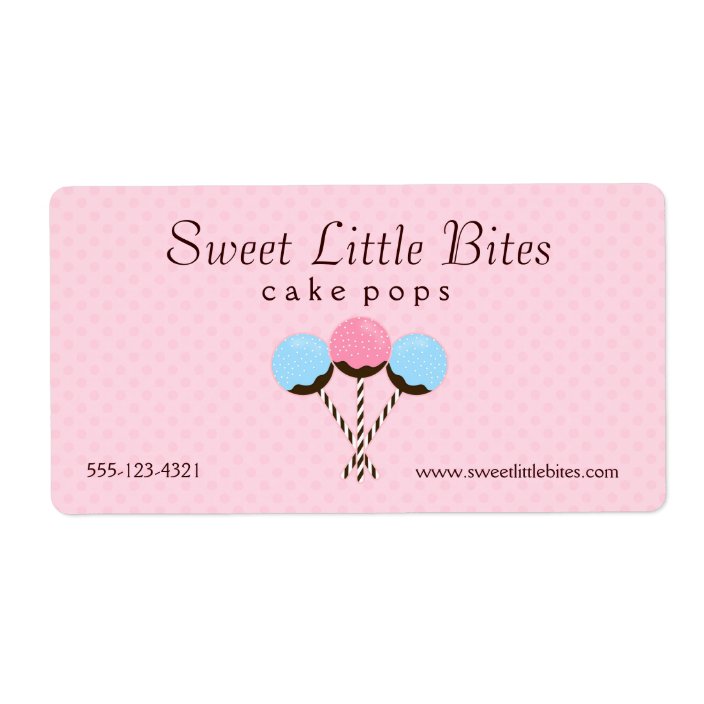 Cute and Trendy Cake Pop Labels | Zazzle.com