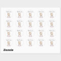 Cute and Whimsical Kitty Thank You Classic Round Sticker | Zazzle