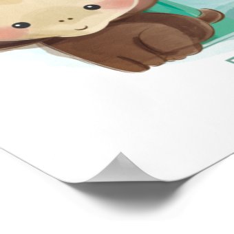 Cute Animal Alphabet Poster | Zazzle