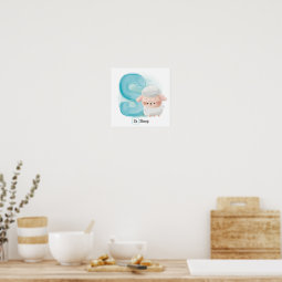 Cute Animal Alphabet Poster | Zazzle