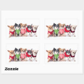 Cute Animals Rectangular Sticker | Zazzle