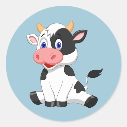 Cow Stickers | Zazzle