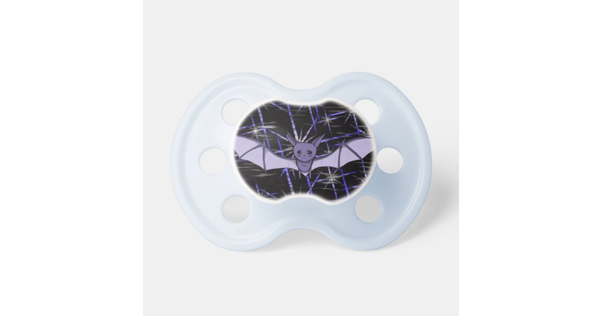 Cute Anime Baby Bat Koumori (Night Sky) Pacifier | Zazzle