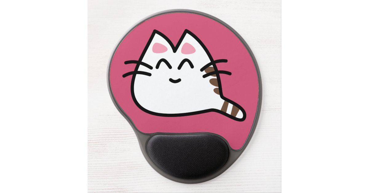 Cute Anime Cat Gel Mouse Pad | Zazzle
