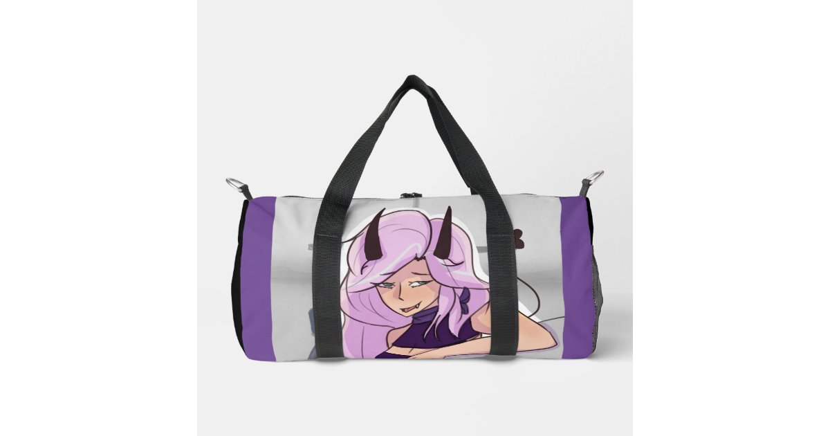 Cute Anime Demon Girl Character Duffel Bag | Zazzle