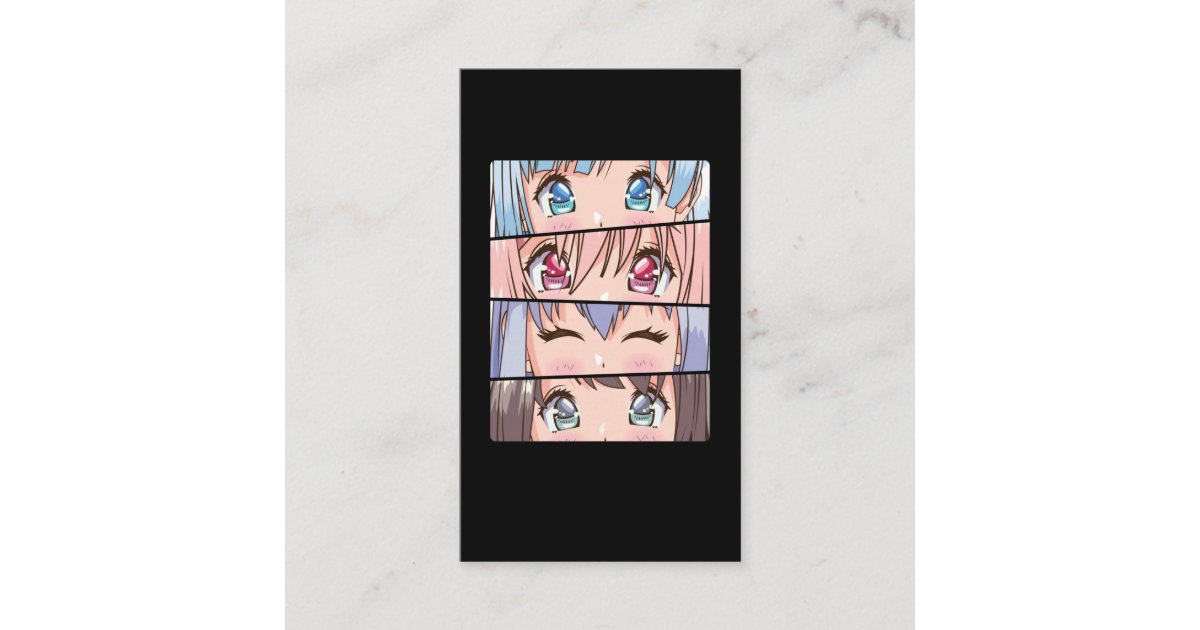 Cute Anime Girl Japan Comic Manga Anime Business Card | Zazzle