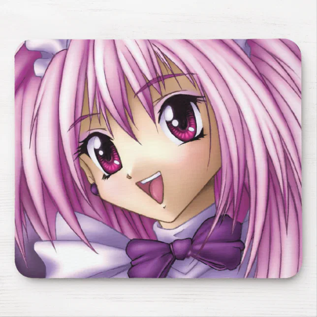 Cute Anime Girl Maid Mouse Pad | Zazzle