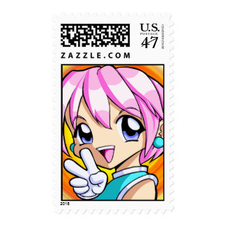 Japanese Anime Postage Stamps | Zazzle