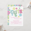 Cute as a Button Baby Shower Sewing Quilting Invitation | Zazzle