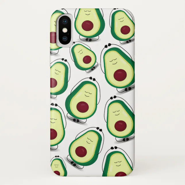Cute Avocado Relaxation Cartoon Phone Case | Zazzle