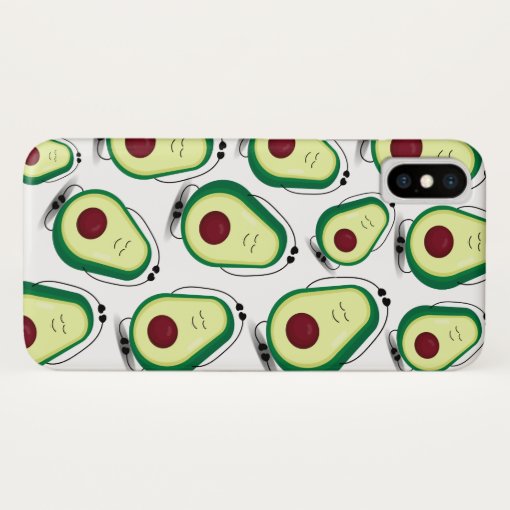 Cute Avocado Relaxation Cartoon Phone Case | Zazzle