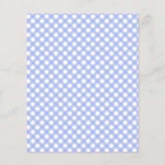 Cute Baby Blue Gingham Pattern Scrapbook Paper | Zazzle