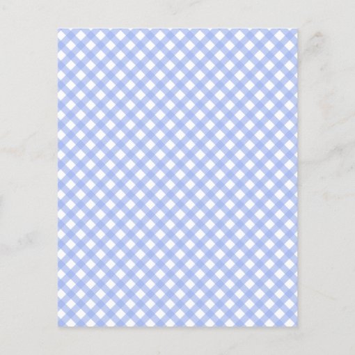 Cute Baby Blue Gingham Pattern Scrapbook Paper | Zazzle