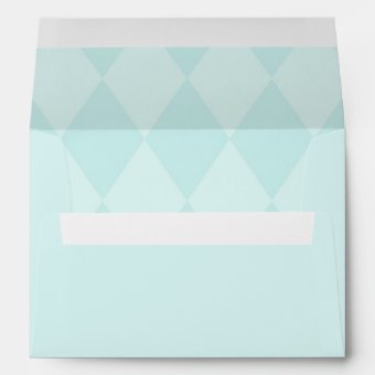 Cute Baby Boy Footprints Baby Shower Blue Ribbon Envelope | Zazzle