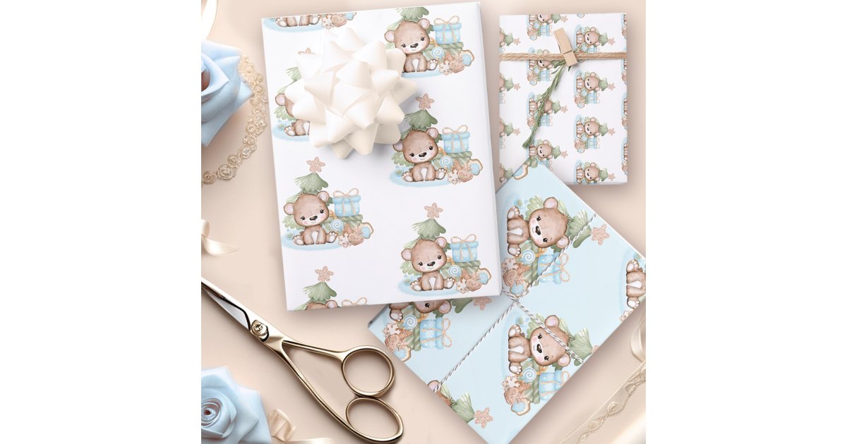 Cute Baby Christmas Wrapping Paper | Zazzle