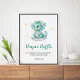 Cute Baby Dragon Diaper Raffle Poster | Zazzle