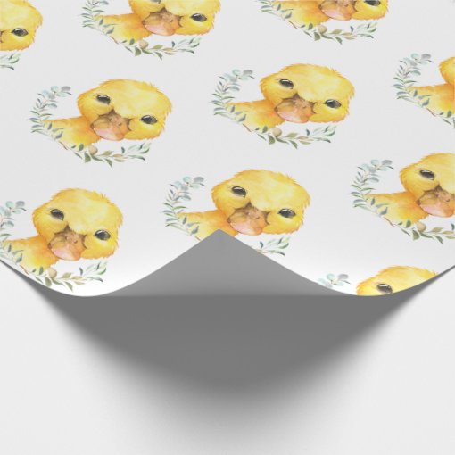 Cute baby Duck Wrapping Paper | Zazzle
