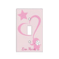 Cute Baby Elephant for Girl Personalized Light Switch Cover | Zazzle