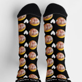 Cute Baby Face New Father Photo Socks | Zazzle