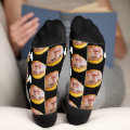 Cute Baby Face New Father Photo Socks | Zazzle