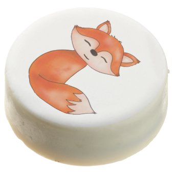 Cute Baby Fox | Baby Shower Chocolate Covered Oreo | Zazzle