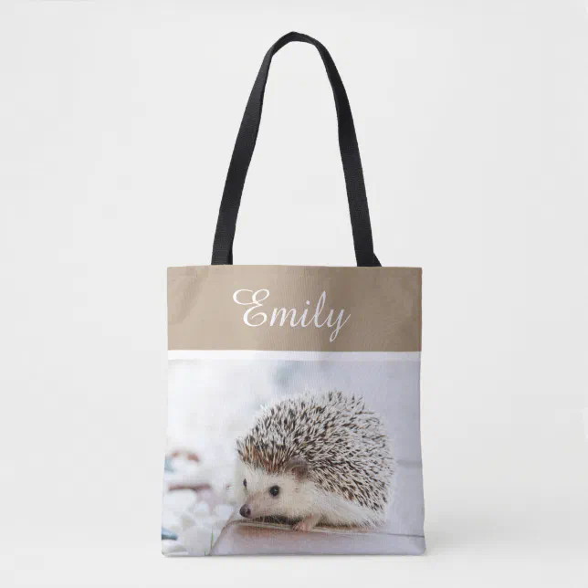 Cute Baby Hedgehog Tote Bag | Zazzle