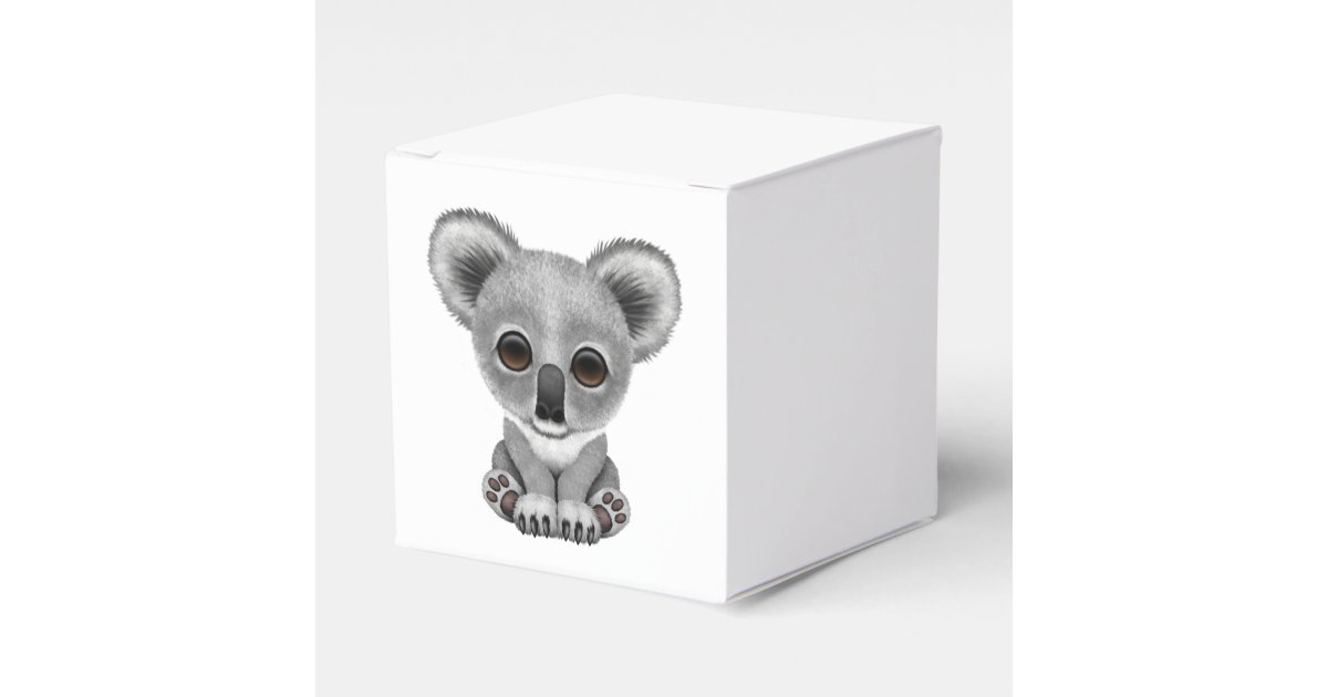 Cute Baby Koala Bear Cub Favor Boxes | Zazzle
