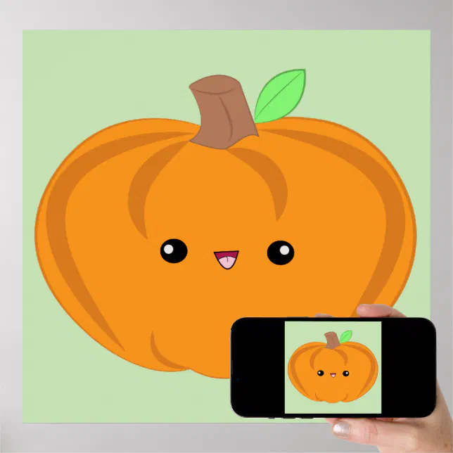 Cute Baby Pumpkin Poster | Zazzle