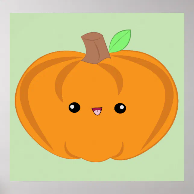Cute Baby Pumpkin Poster | Zazzle