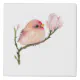 Cute Baby Redpoll Bird Baby Shower Faux Canvas Print | Zazzle