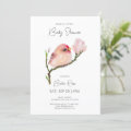 Cute Baby Redpoll Bird Baby Shower Invitation | Zazzle