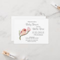 Cute Baby Redpoll Bird Baby Shower Invitations | Zazzle