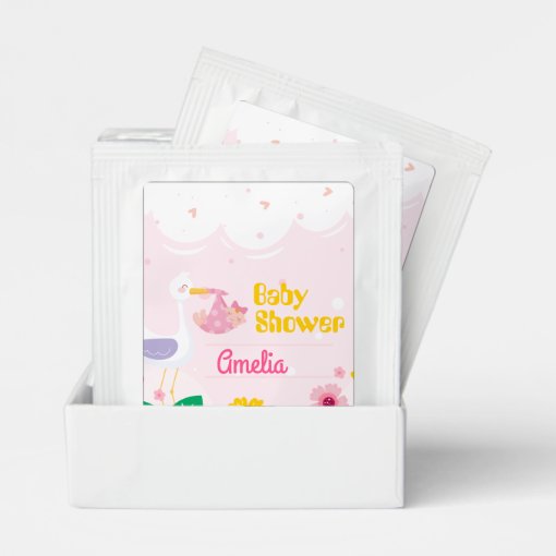 Cute Baby Shower Tea Bag Drink Mix | Zazzle