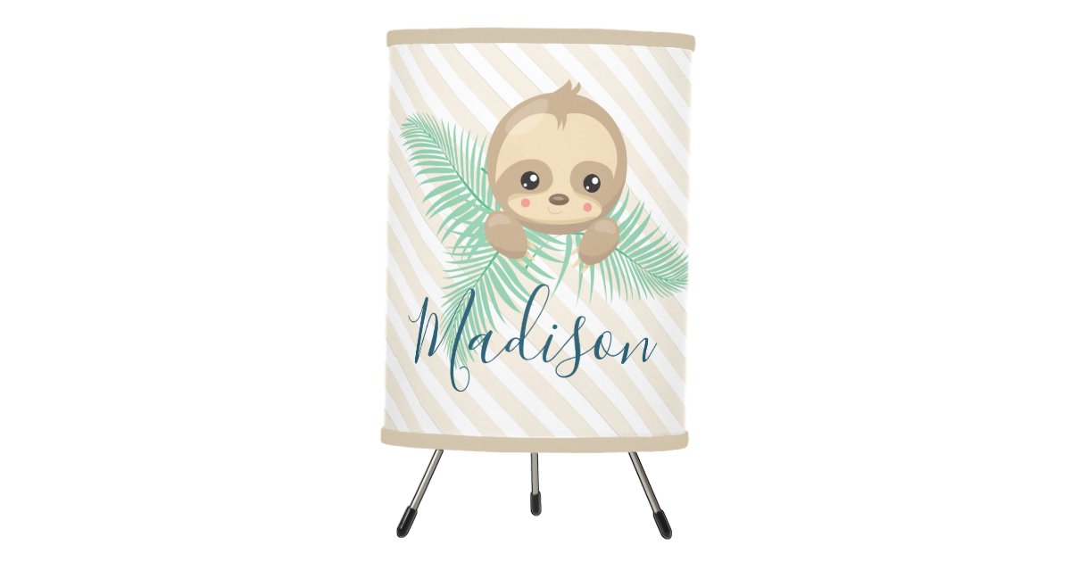 Cute Baby Sloth Nursery Lamp | Zazzle
