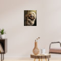 Cute Baby Sloth Smiling Wildlife Nature Animal Poster | Zazzle