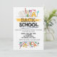 Cute back to school party invitation | Zazzle