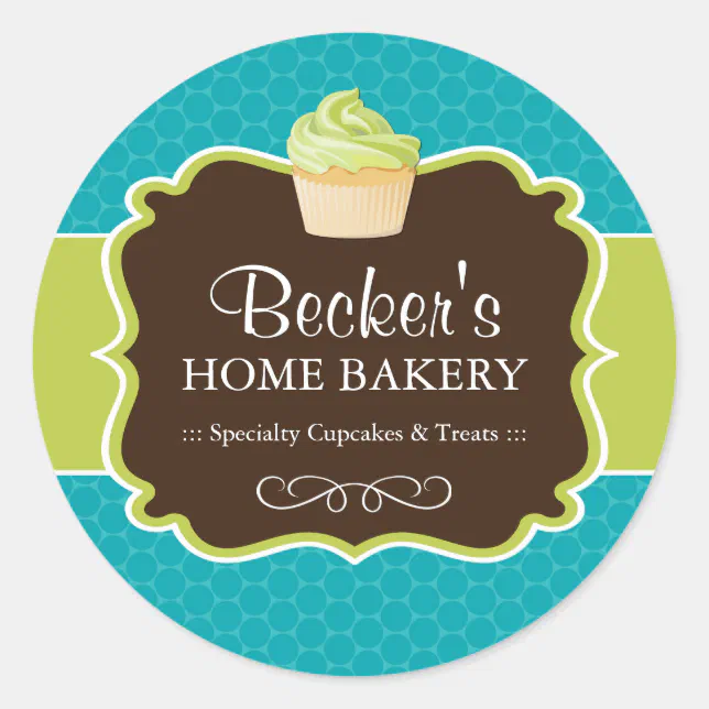 Cute Bakery Packaging Stickers | Zazzle