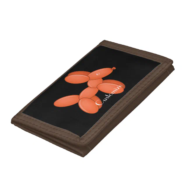 Cute Balloon Dog Thunder_Cove Trifold Wallet | Zazzle