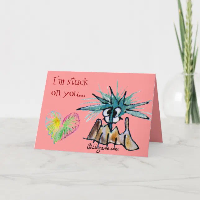 Cute Barnacle Valentine Card | Zazzle