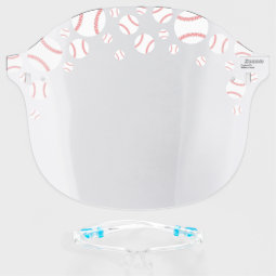 Cute Baseball Sports Face Shield | Zazzle